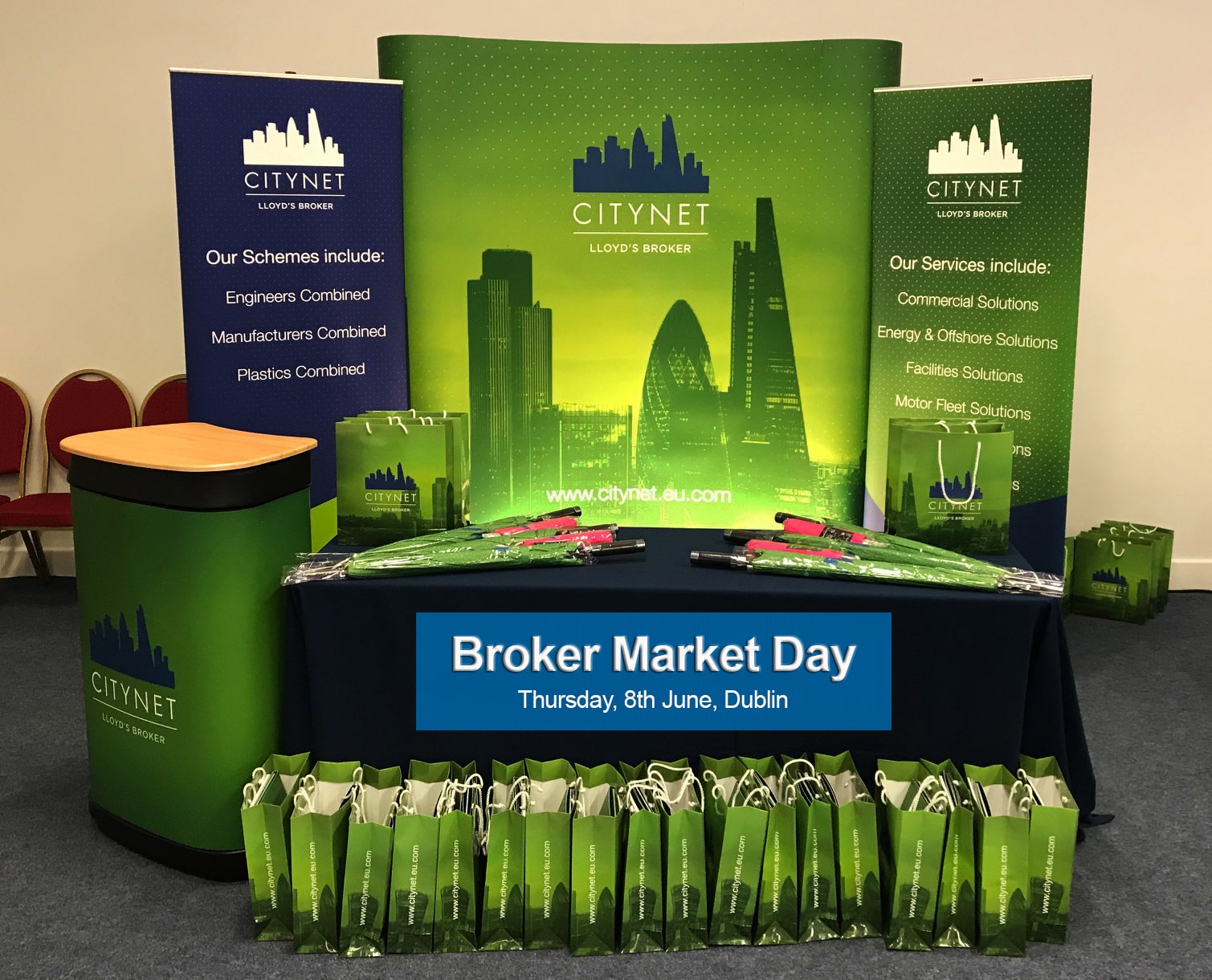 CITYNET INSURANCE BROKERS ARE EXHIBITING AT THE BROKER MARKET DAY IN ...