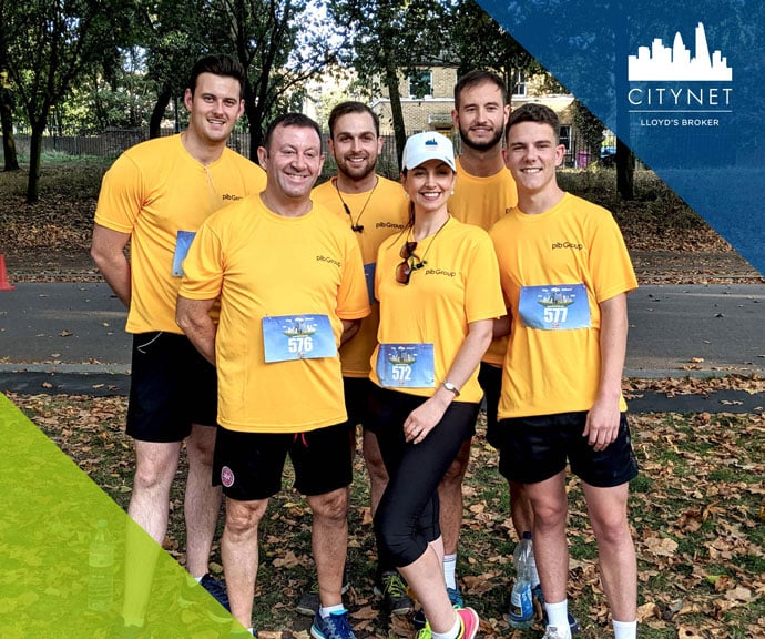 Citynet at the City v Wharf Challenge- Citynet Insurance Brokers