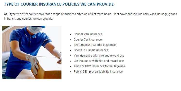 Courier Insurance Solutions - Citynet